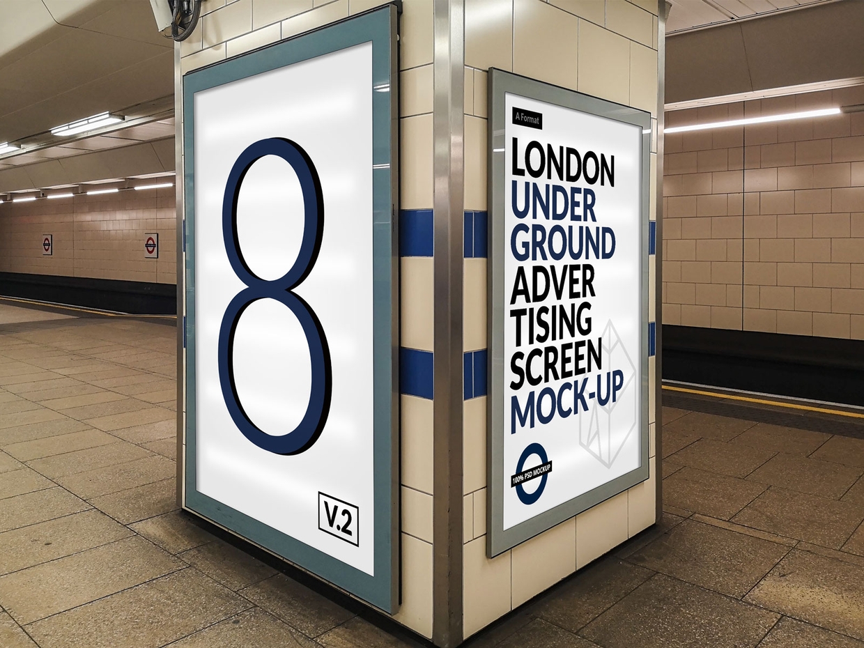 London Underground Advertising Screen Mock-Ups 15