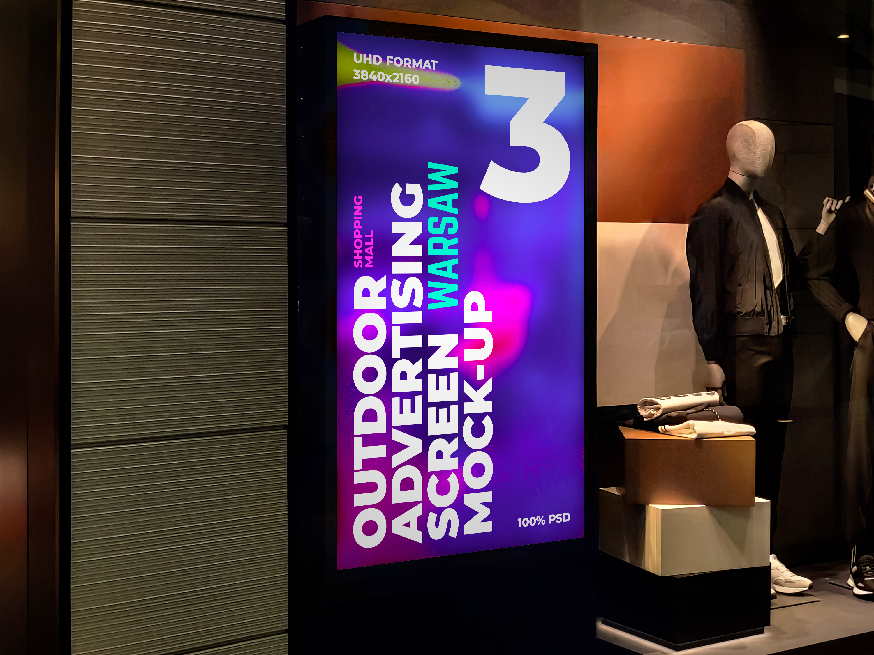 Shopping Mall Ad Mock-Ups