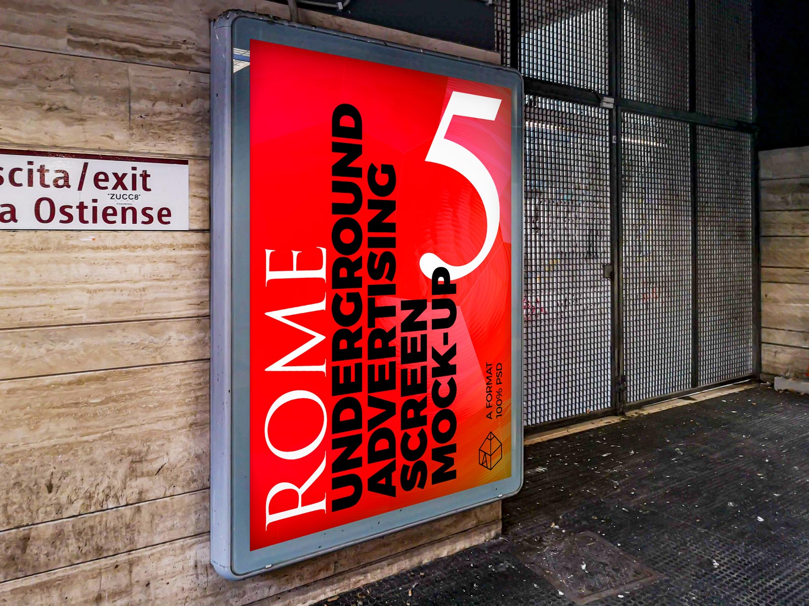 Rome Underground Mock-Ups