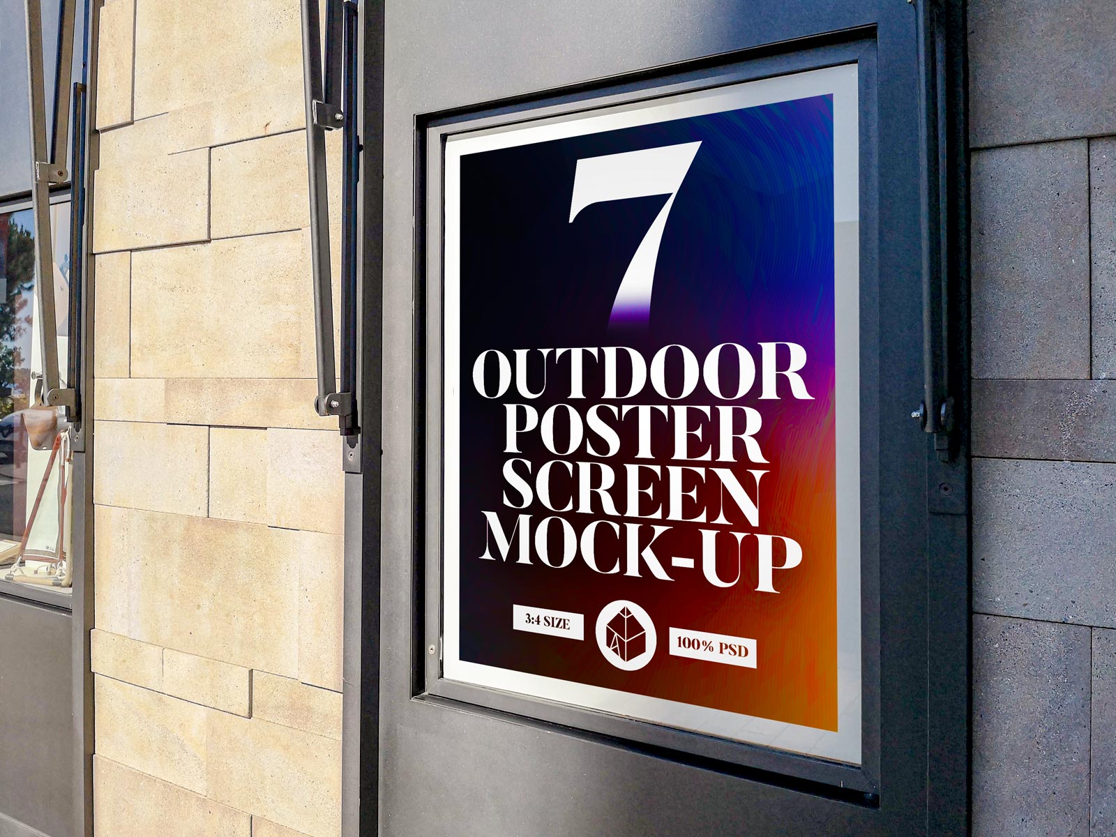 Outdoor Advertising Screen Mock-Ups 8