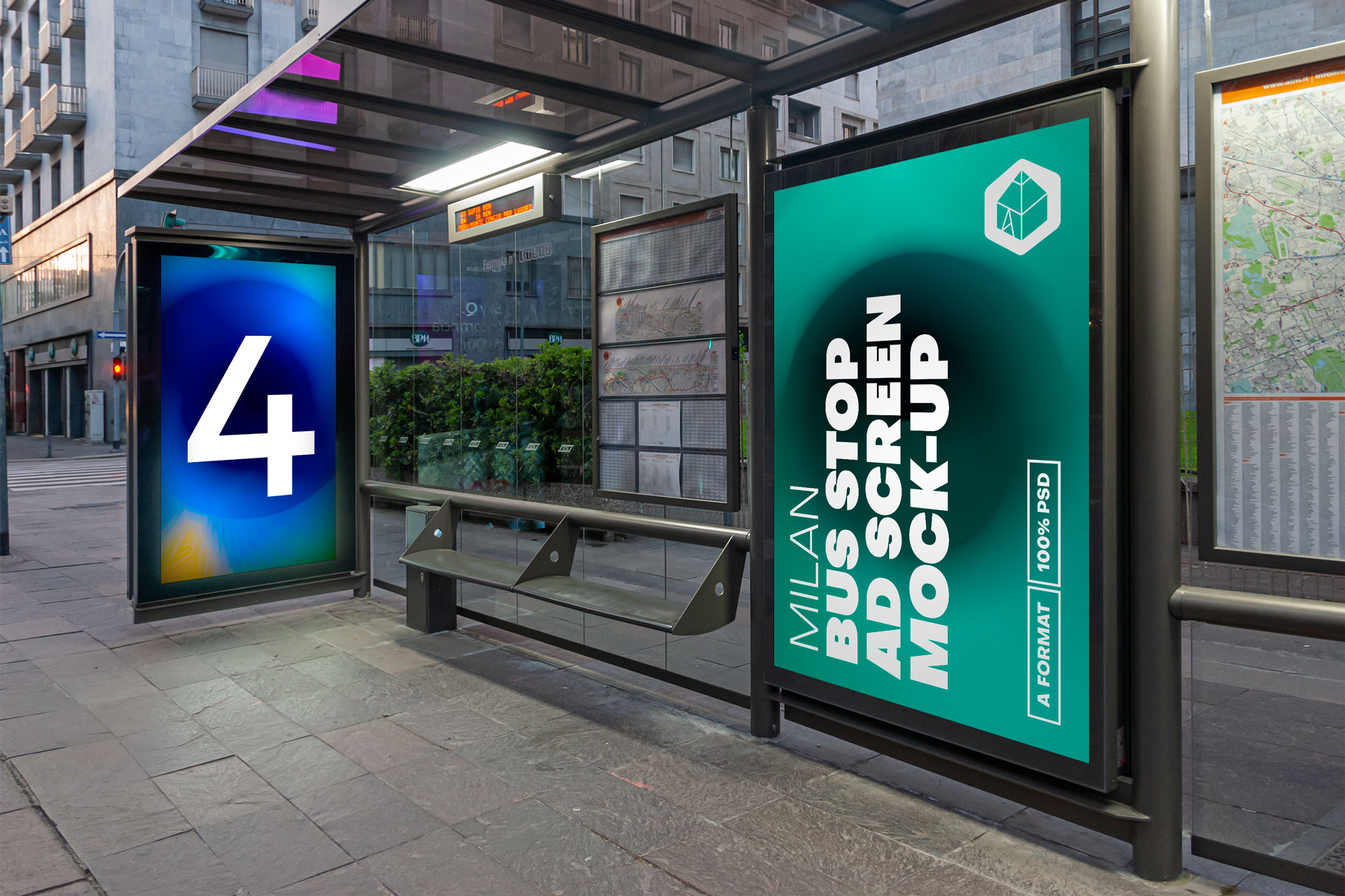 Bus Stop Ad Mock-Ups