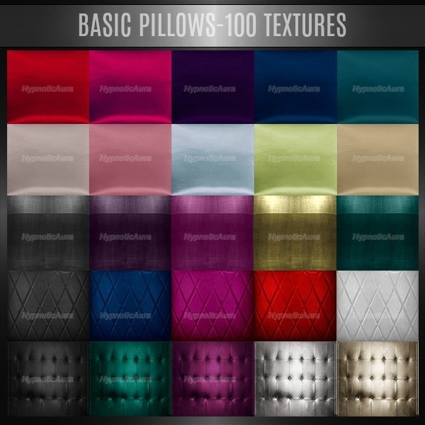 A~BASIC PILLOWS-100 TEXTURES