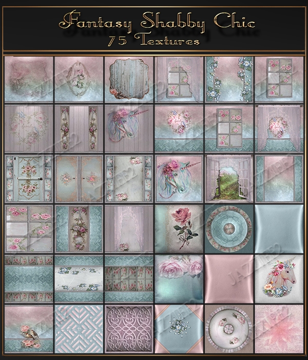 Fantasy Shabby Chic 75 Textures