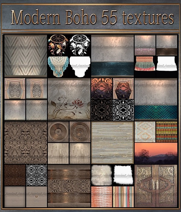 Modern Boho 55 Textures