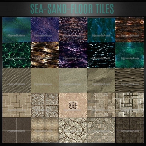A~SEA-SAND-FLOOR TILES 115 TEXTURES