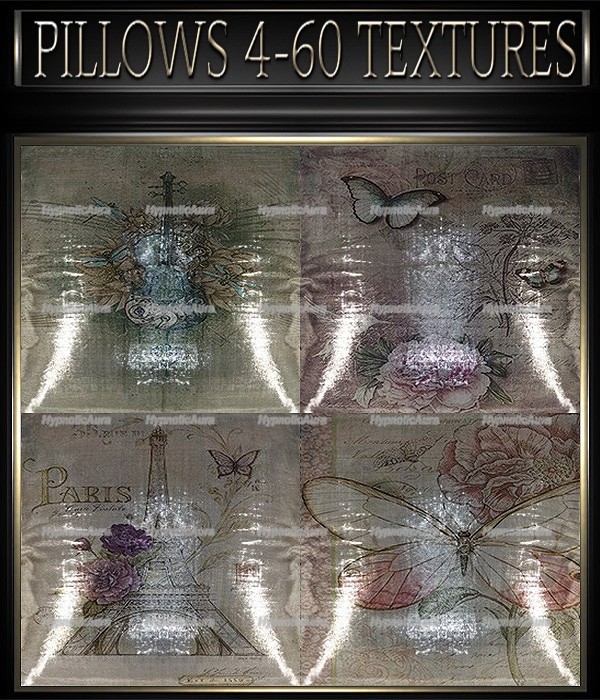 A~PILLOWS 4-60 TEXTURES&GIFT PILLOWS-35 TEXTURES