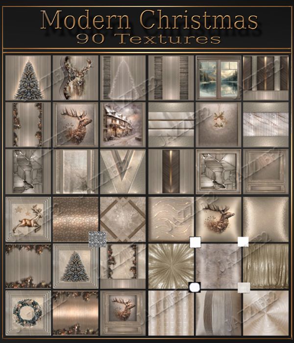 Modern Christmas 90 Textures