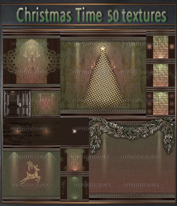 A~ Christmas Time 50 Textures