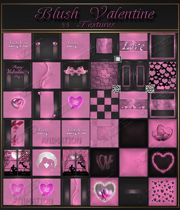 Blush Valentine 55 Textures