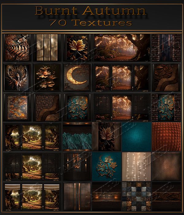 Burnt Autumn 70 Textures