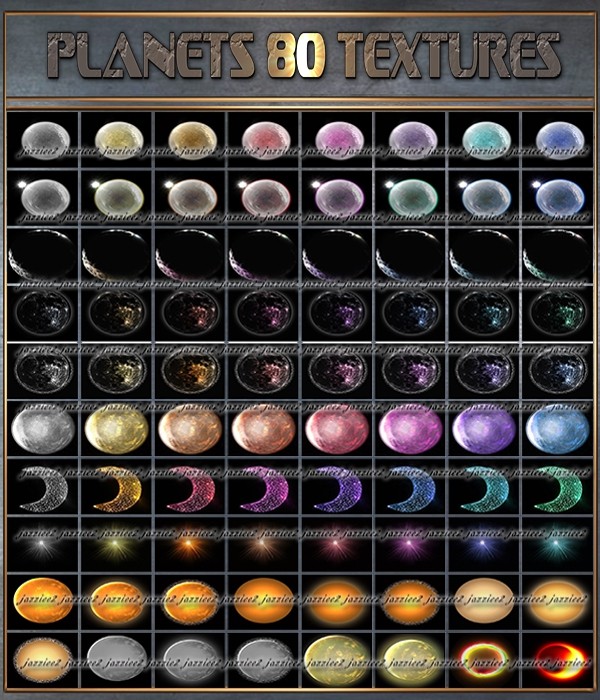 Planets 80 Textures