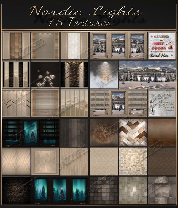 Nordic Lights 75 Textures