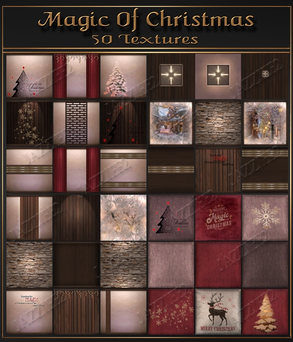 Magic Of Christmas 50 Textures
