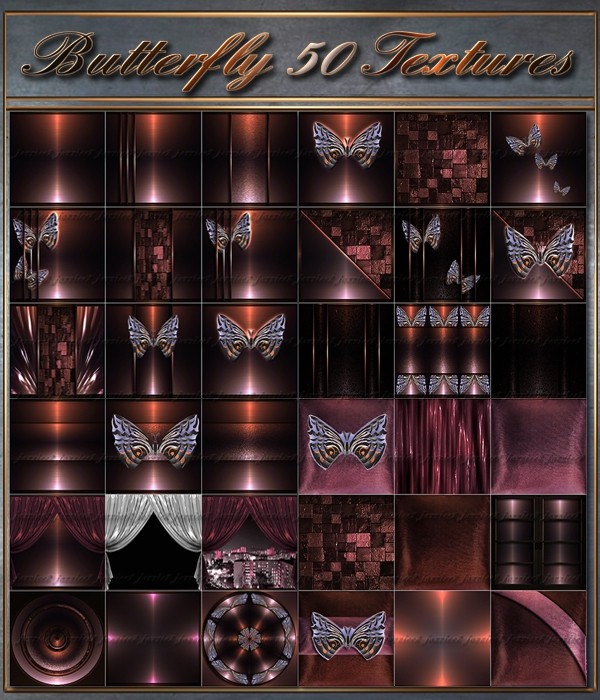 Butterfly 50 Textures