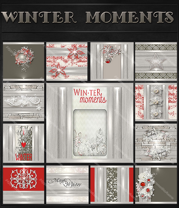 A~WINTER MOMENTS-75 TEXTURES