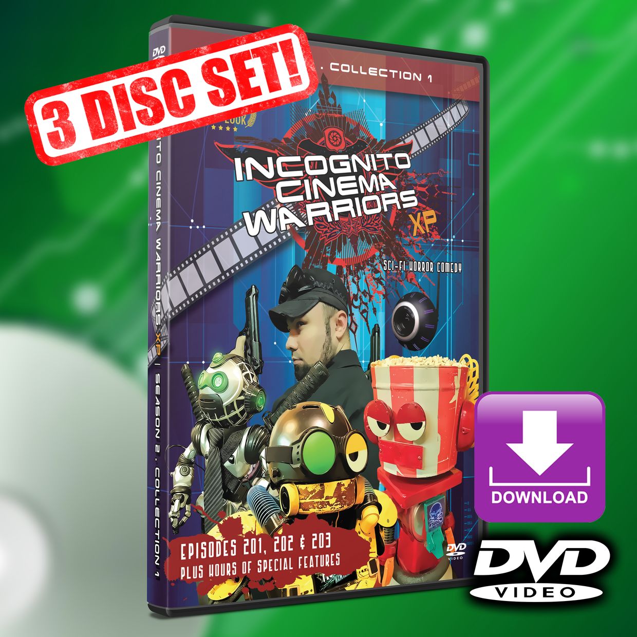 ICWXP - Season 2 . Collection 1 (#201, #202 & #203) DVD & Download