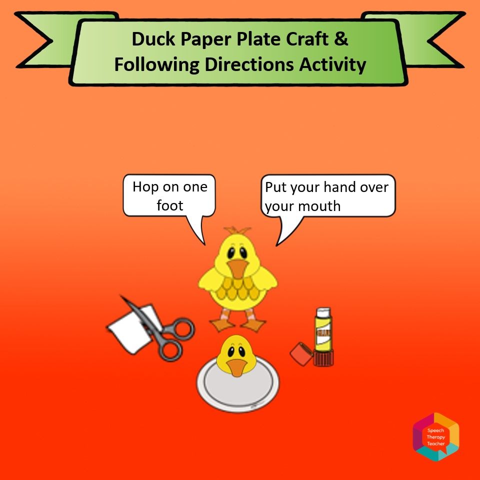 Duck Paper Plate Craft