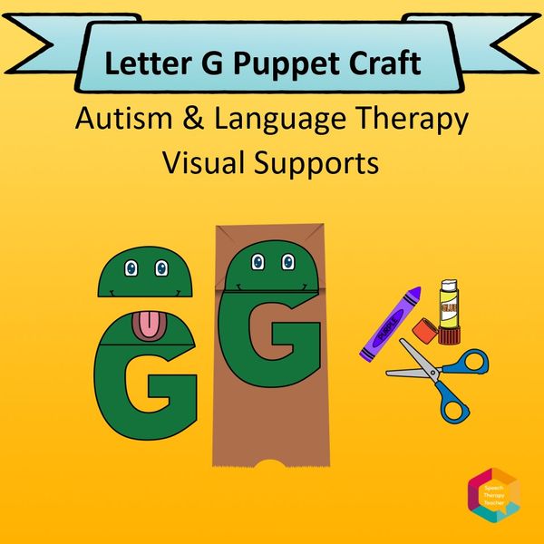 Alphabet Puppet Craft Letter G
