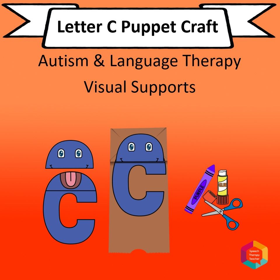 Alphabet Puppet Craft Letter C