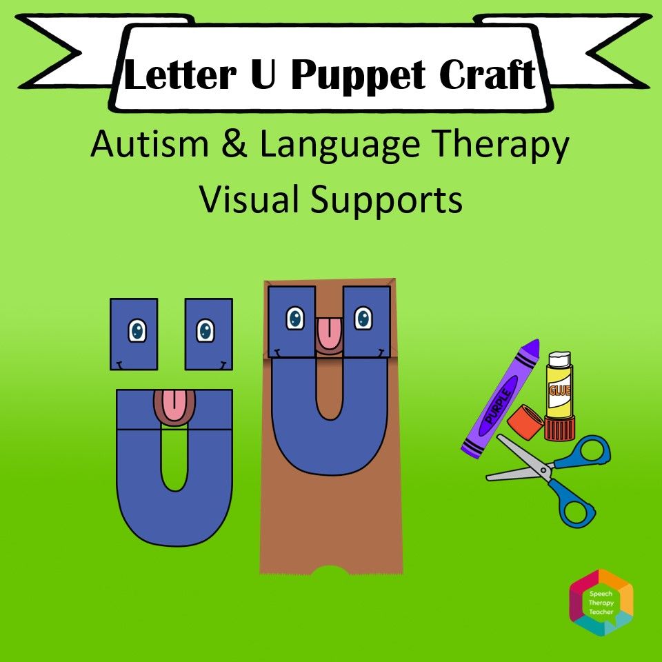 Alphabet Puppet Craft Letter U