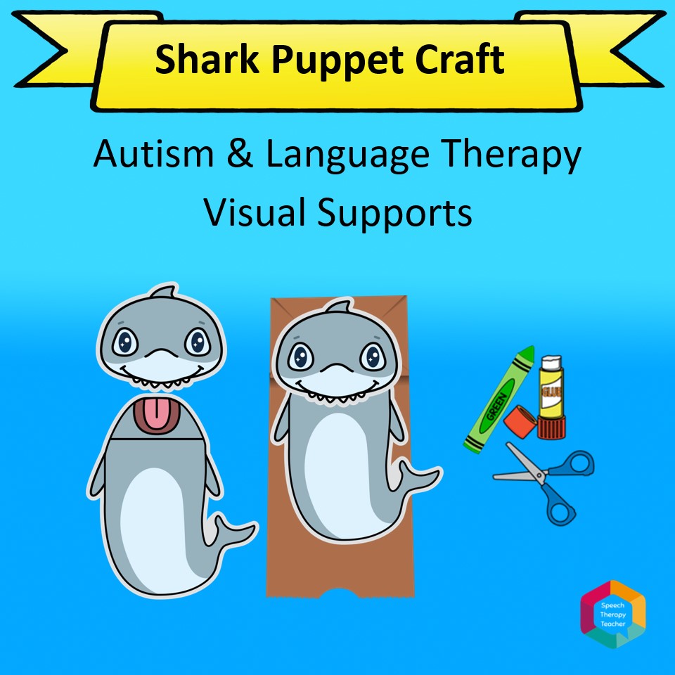 Dolphin Animal Puppet Craft