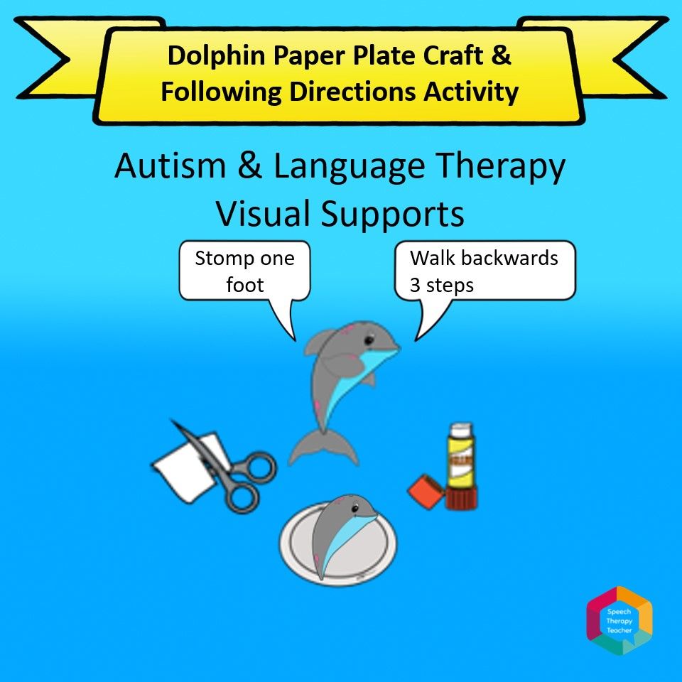 Dolphin Paper Plate Craft