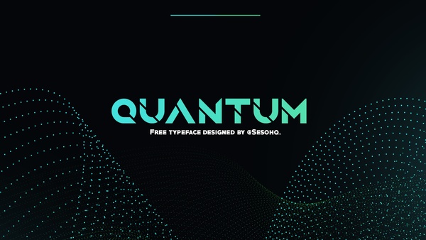 Quantum Free Typeface