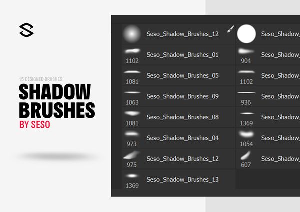 Photoshop Shadow Brushes