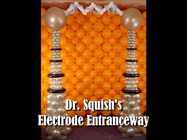 Electrode Entranceway Halloween Balloon Design by Steven Jones