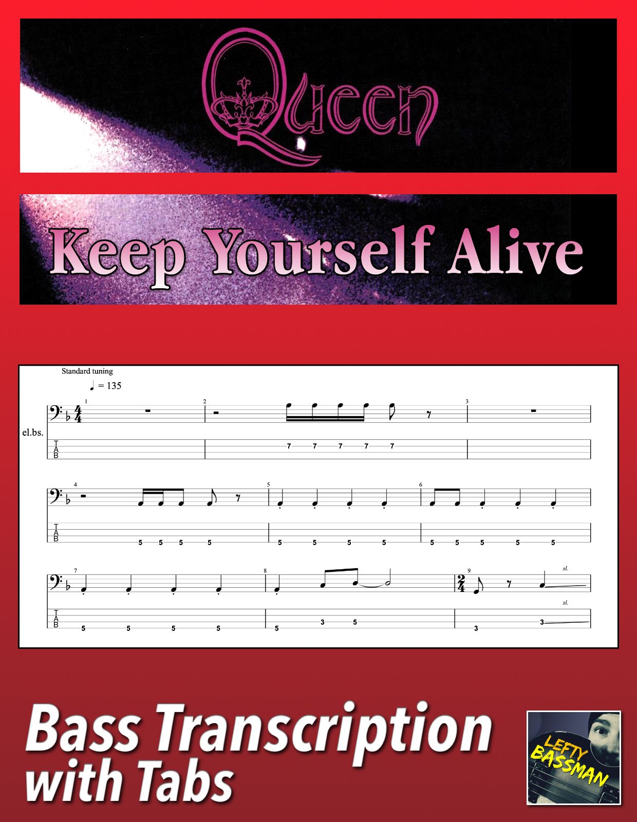 Queen - The Millionaire Waltz /// Bass Transcription w