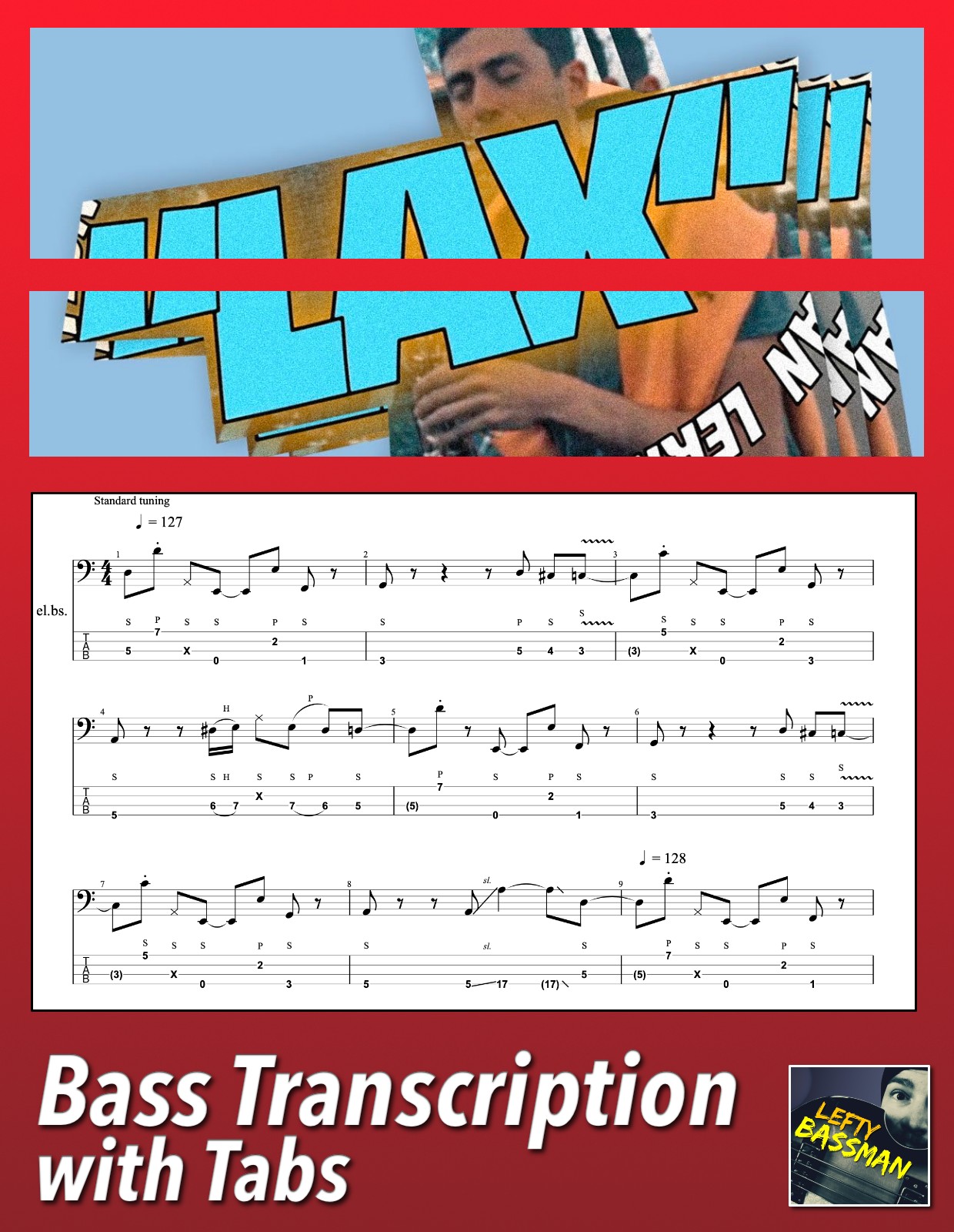Vulfpeck - LAX /// Bass transcription with tabs & Audio