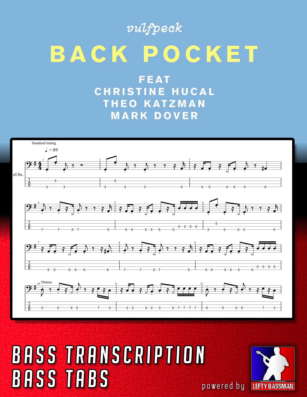 Vulfpeck - Back Pocket /// Bass Transcription with Tabs