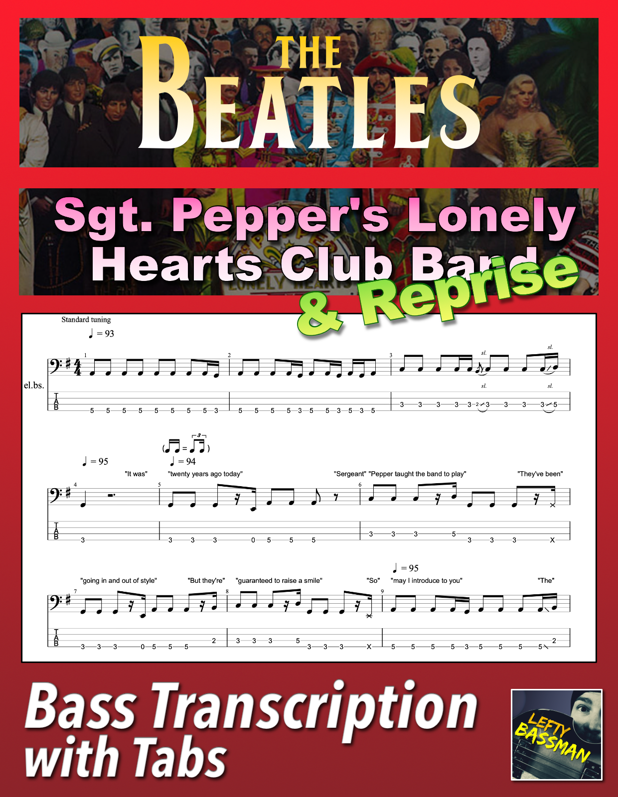 The Beatles - Savoy Truffle /// Bass transcription wit