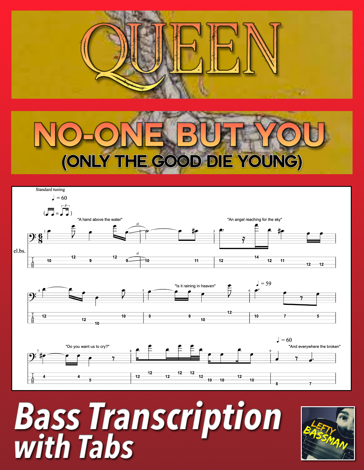 Queen - The Millionaire Waltz /// Bass Transcription with tabs and Audio