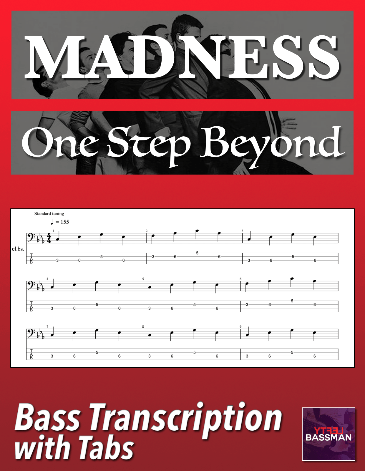 Madness - One Step Beyond /// Bass transcription with tabs & Audio track