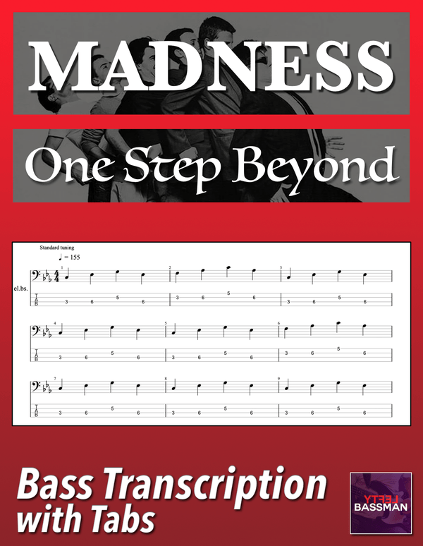 Madness - One Step Beyond /// Bass transcription with