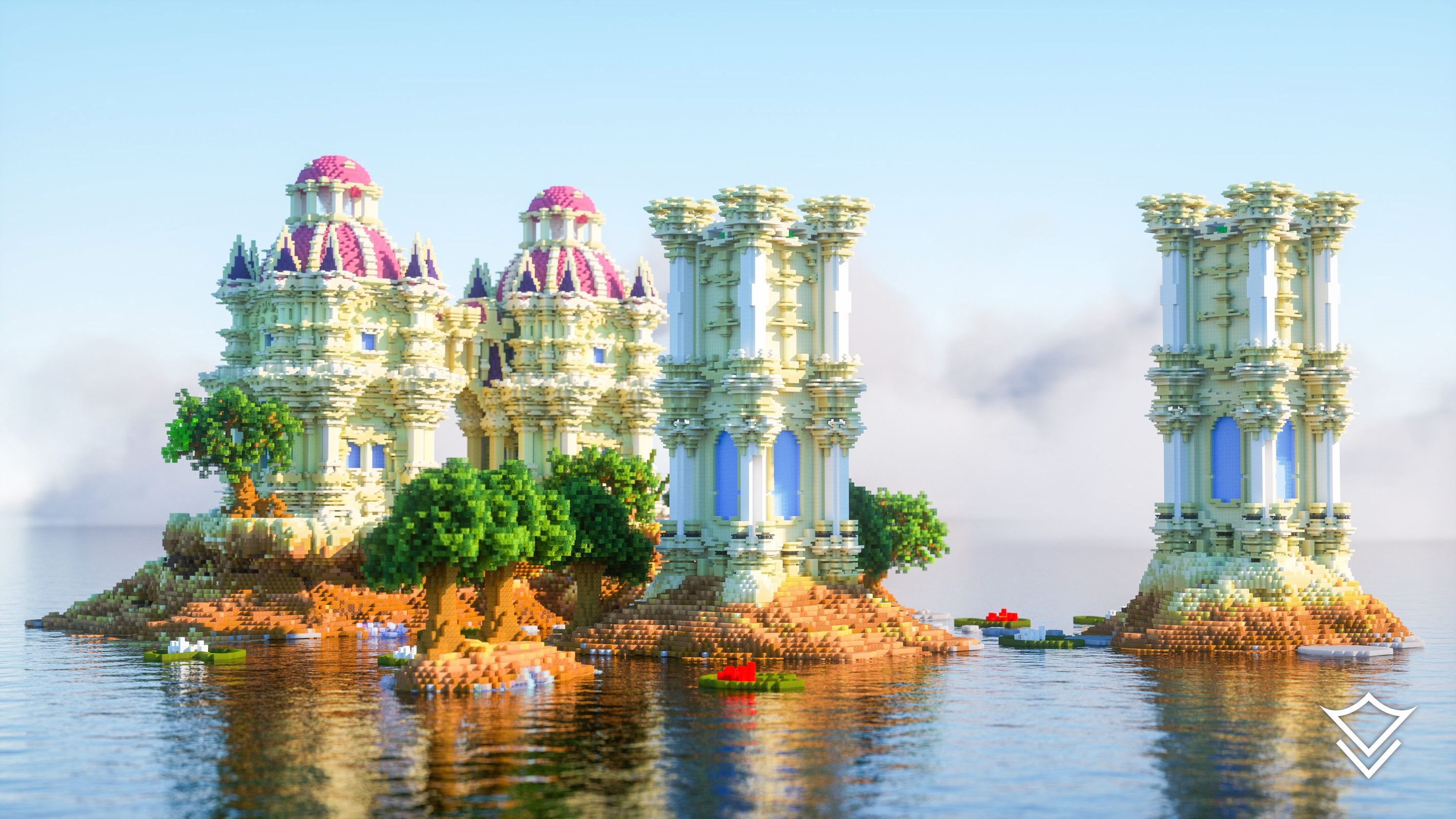 [FREE!] SUNFALLS RAMPART - Medieval Minecraft Lobby & Minigames Map by ...