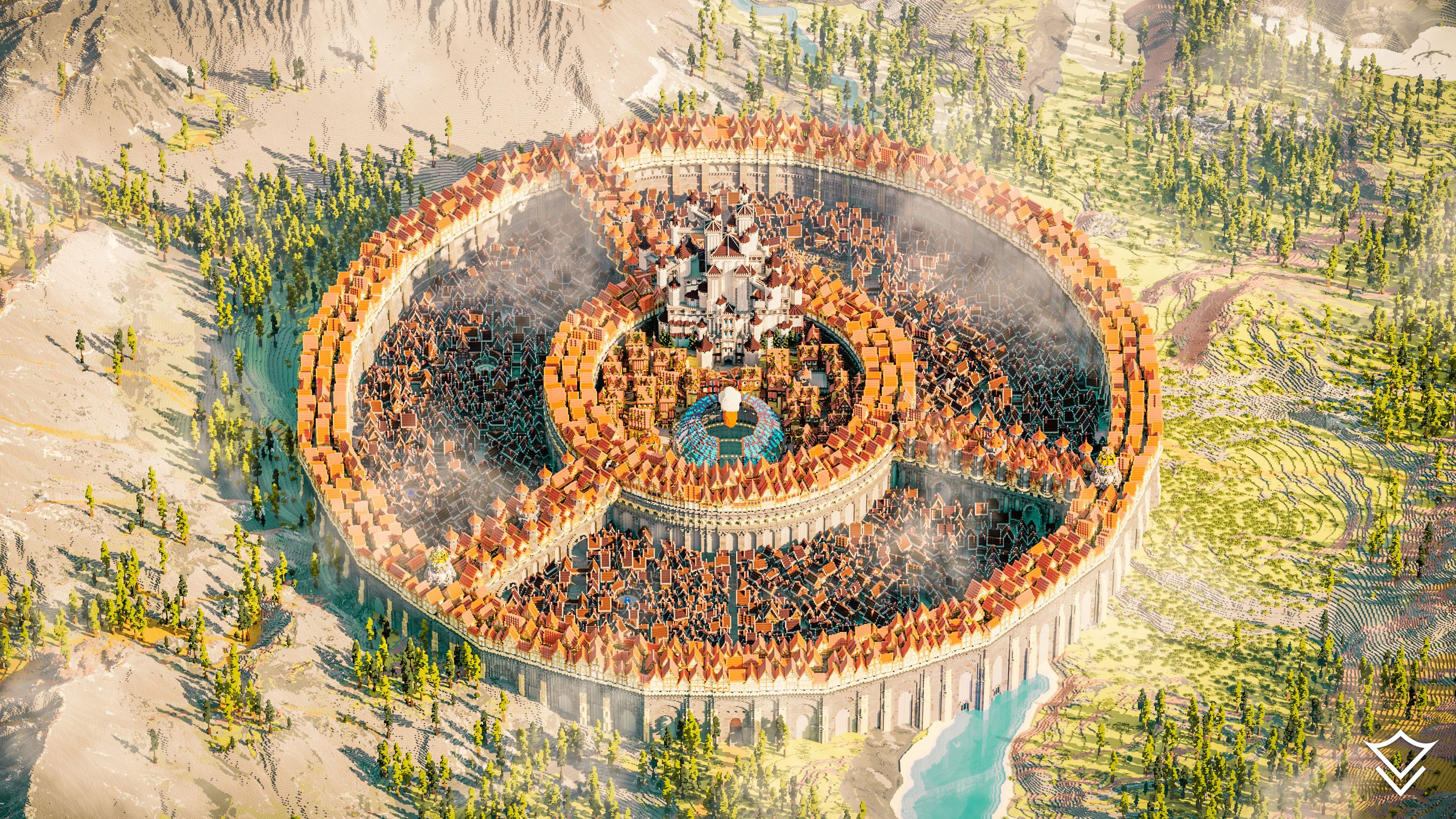 CITY OF ORARIO 2.0 - Danmachi Anime Minecraft City Map by Varuna