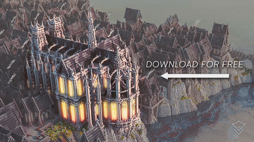 [FREEBIE!] NOMPORT - The Central Cathedral | Gothic Minecraft Map by Varuna