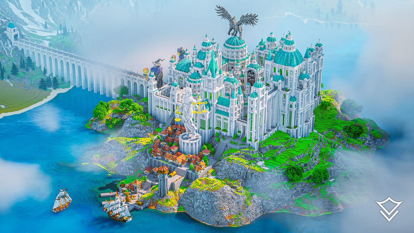 CITY OF ORARIO 2.0 - Danmachi Anime Minecraft City Map by Varuna