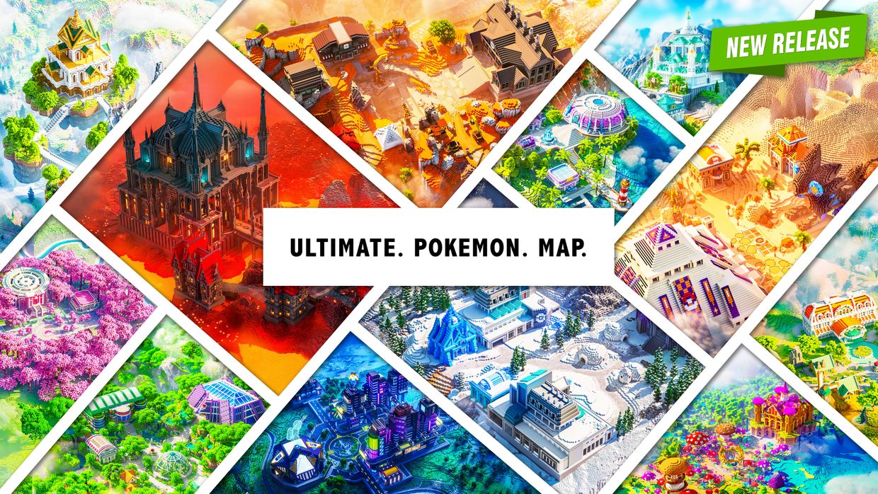[v1.3] ULTIMATE POKEMON MAP (UPM) - Pixelmon & Cobblemon Minecraft Map ...