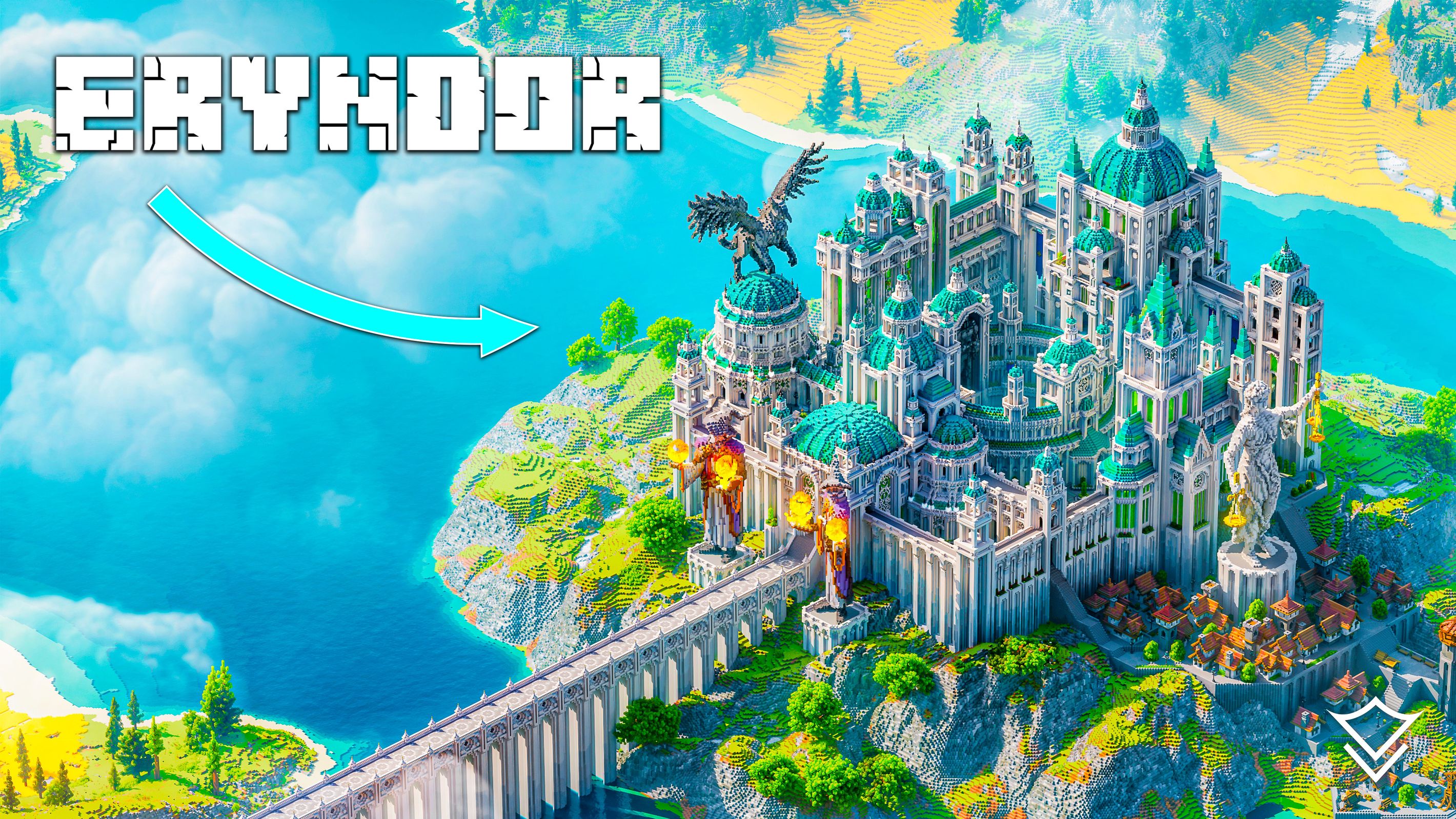 CITY OF ORARIO 2.0 - Danmachi Anime Minecraft City Map by Varuna