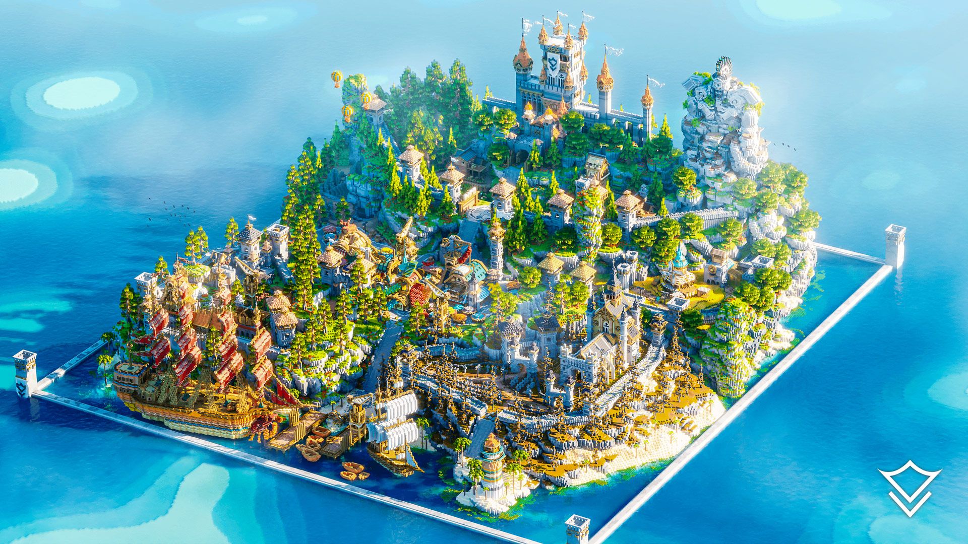 CITY OF ORARIO 2.0 - Danmachi Anime Minecraft City Map by Varuna