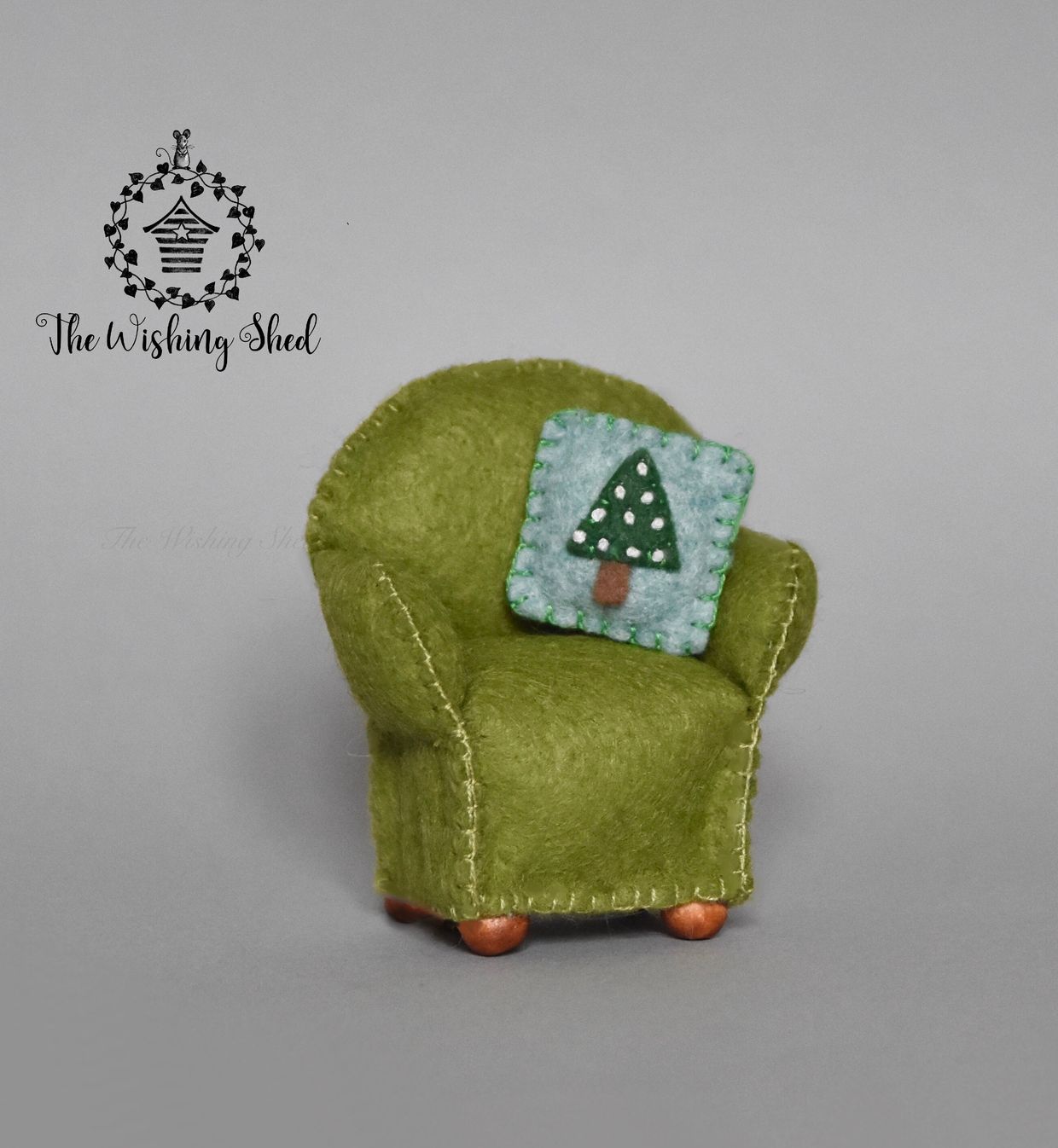 Miniature Cosy Armchair - Felt Sewing Pattern - The Wishing Shed