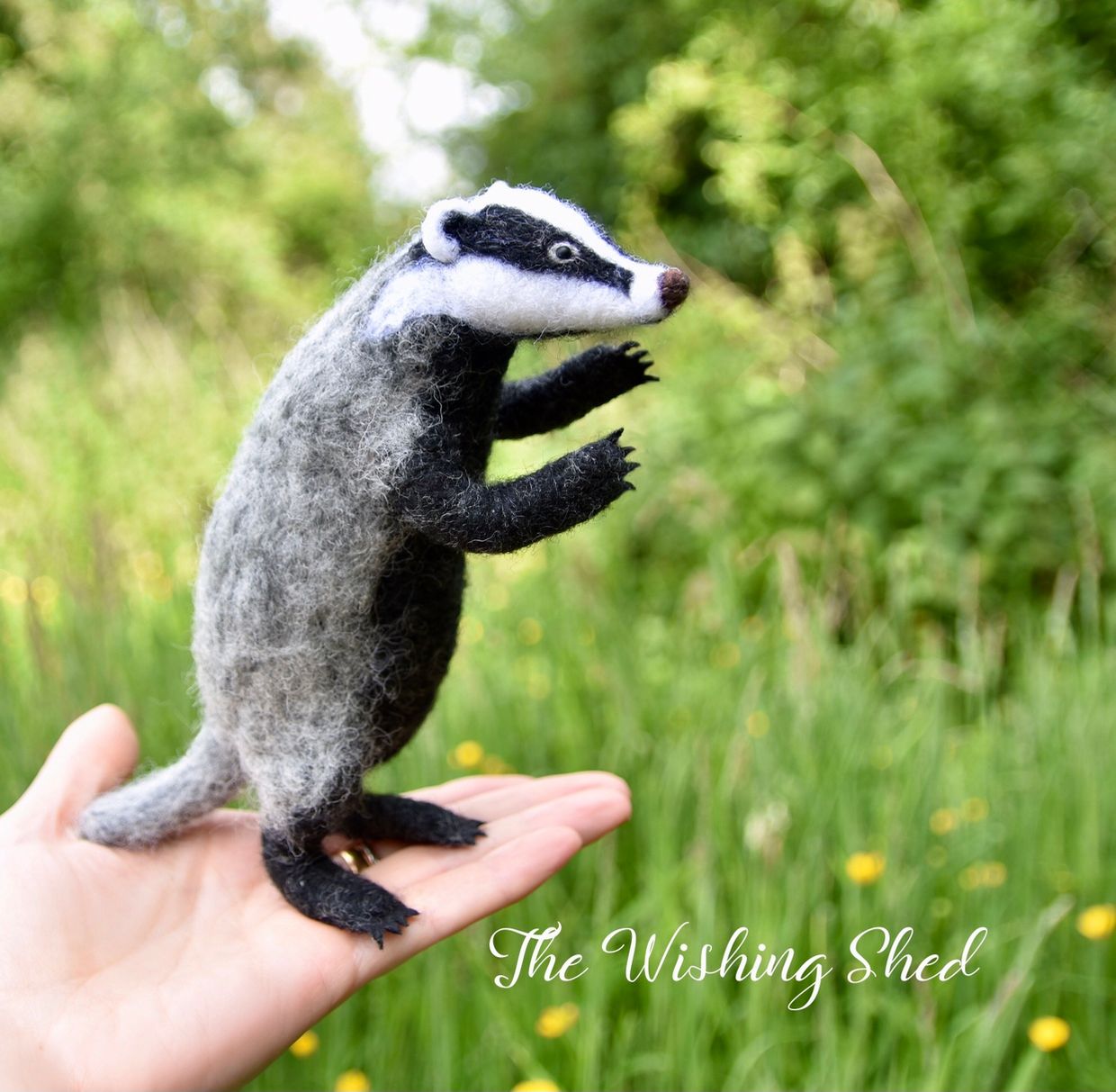 Oakley The Badger - Needle Felting Pattern - A Beautiful Animal Doll ...
