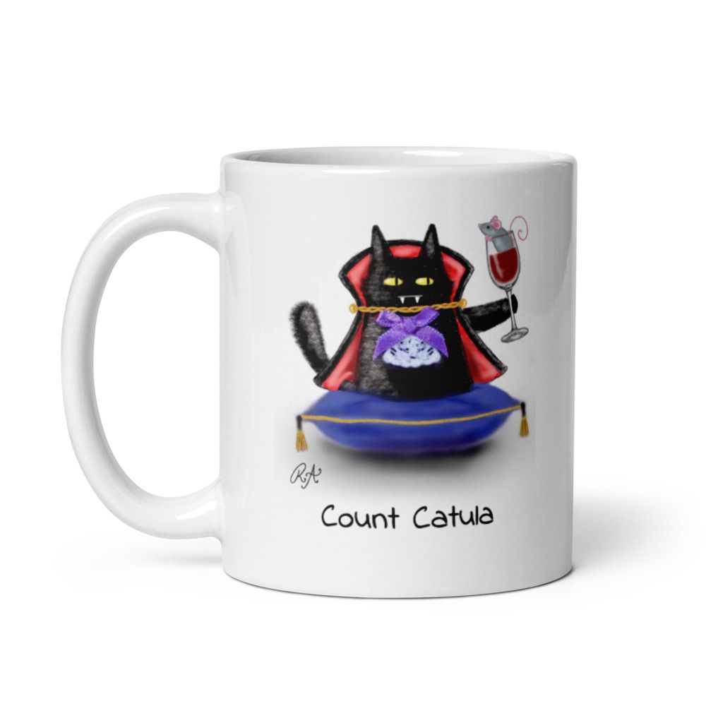 Naughty Cat Mug - Count Catula