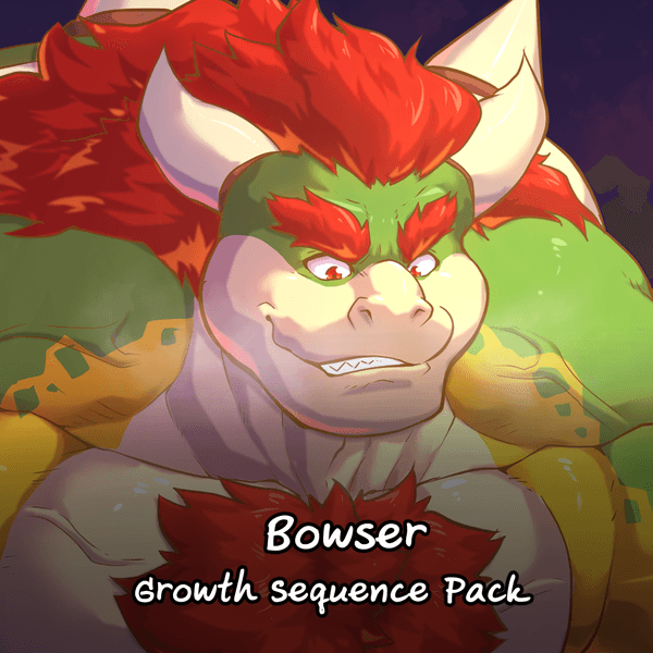 Bowser growth sequence pack