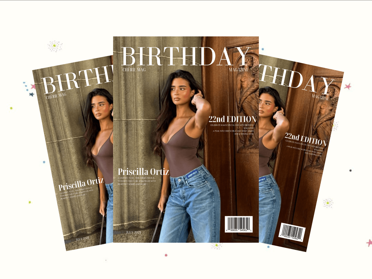 Birthday Magazine Template 2.0