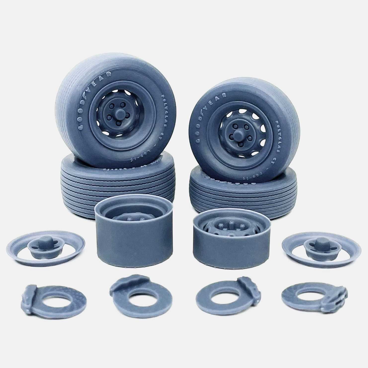 3D Printed Car Wheels, Tires, and Parts. STL Downloads.