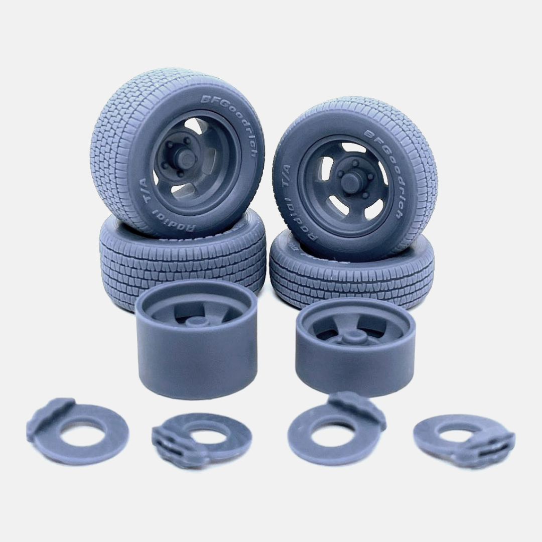 3D Printed Car Wheels, Tires, and Parts. STL Downloads.